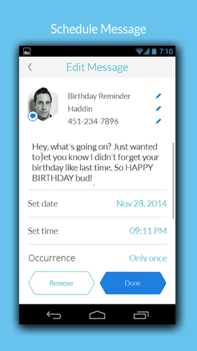 Free Call SMS Scheduler App For Android New Android Utilities App